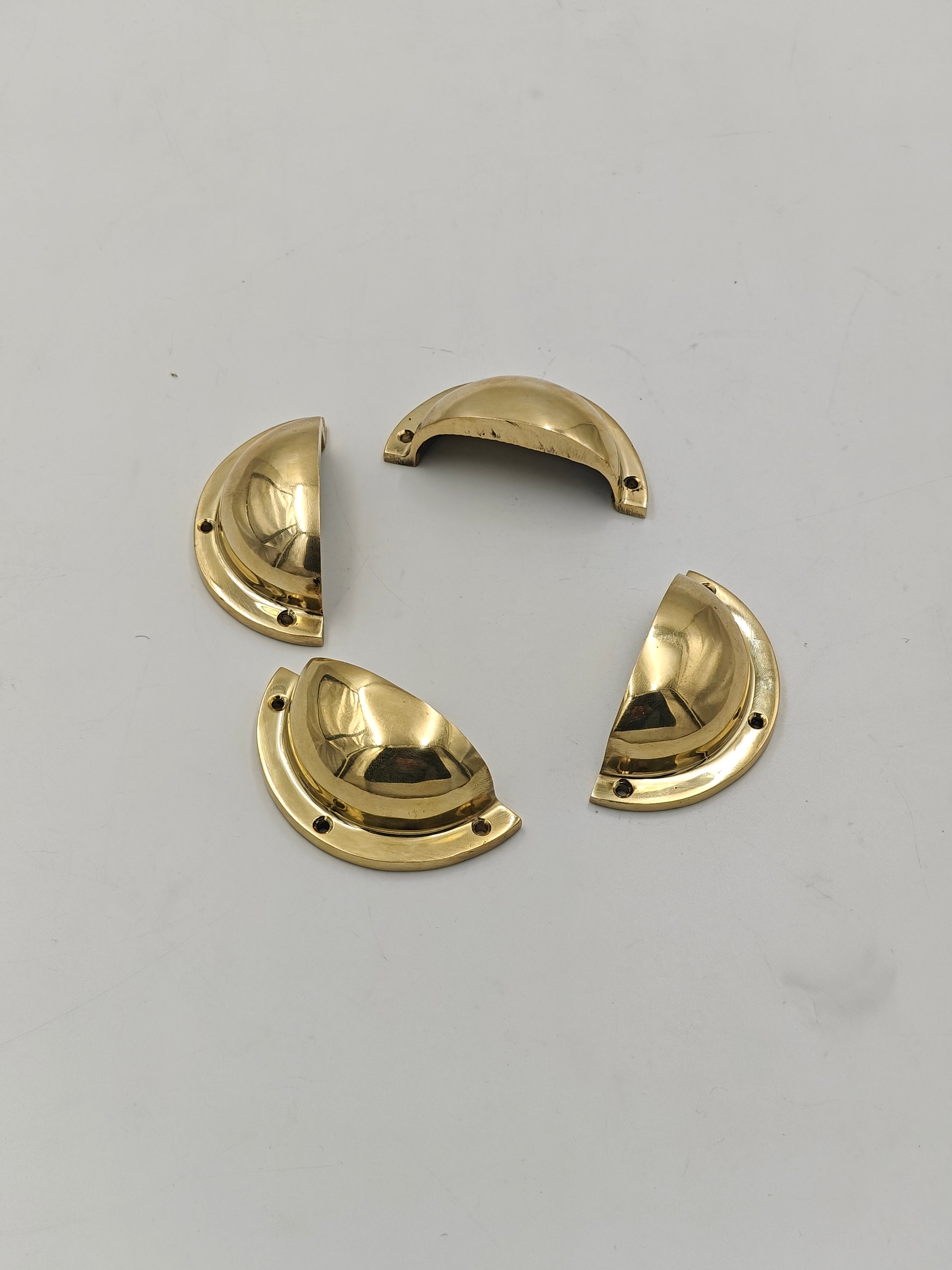 Unlacquered Brass Cup Drawer Pulls #VFK120 – VintageFaucets